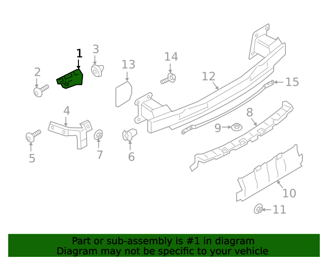 2019-2023 Porsche Cayenne Inner Bracket 9Y0-807-405-C | Sunset Porsche ...