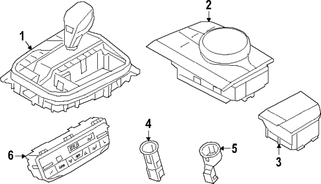 Genuine BMW 61-31-5-A7D-FC6 | Gear Shift Assembly | FREE Shipping on ...
