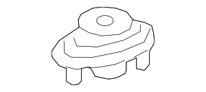 Body Mount Upper Location Number 3 Cushion 84747023 | GMPartsDirect.com