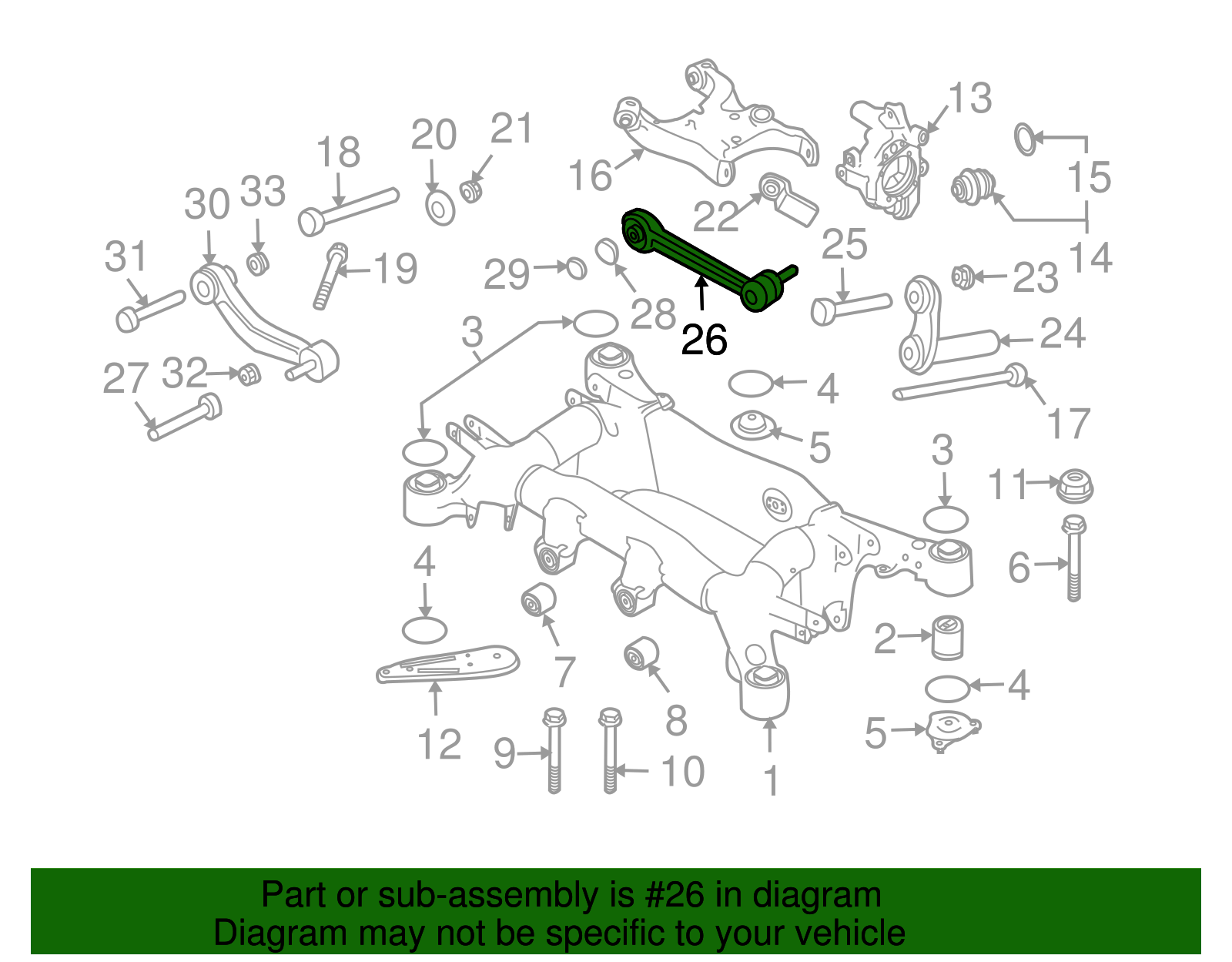 33-32-2-348-886 - Repair kit, control arm 2000-2010 BMW | AutoNation Parts