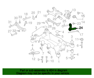 33326770749 - 1995-2010 BMW Link Arm (33-32-6-770-749) | BMW of South ...