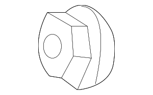 33326760383 - 1997-2019 BMW Lower Control Arm Nut (33-32-6-760-383 ...