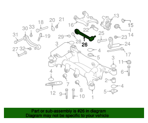 Genuine BMW 33-32-2-348-886 | Ft Upper Control Arm | FREE Shipping on ...