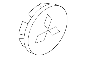 2004-2012 Mitsubishi Center Cap 4252A073HA | OEM Parts Online