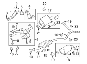 2002-2024 Subaru Intermediate Pipe Gasket 44022AA123 | Subaru Parts Store