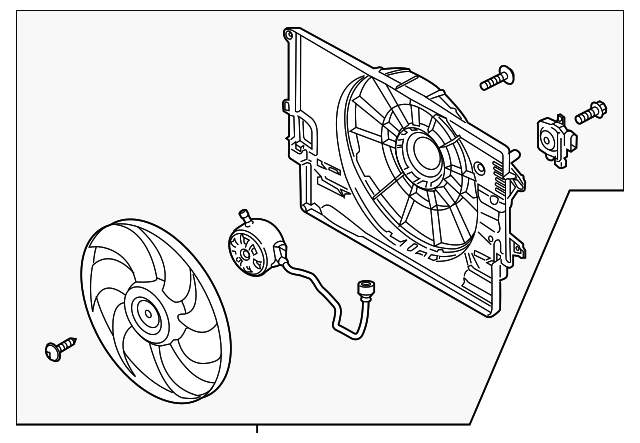2017-2023 Hyundai Engine Cooling Fan Assembly 25380-G7000 | OEM Parts ...