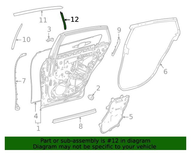 2021-2022 Toyota Mirai Black Out Tape 75953-62010 | Toyota Parts Center