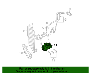 2007-2011 Jeep Compressor Assembly 55111401AF | TascaParts.com