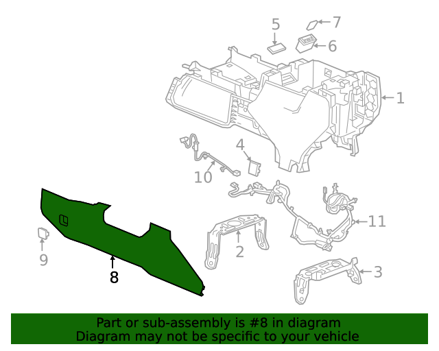 84505569 - Side Trim 2019-2023 GM | Londoff Discount Parts