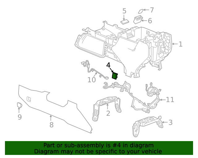 2019-2022 GM Access Cover 84048434 | GMPartsDirect.com