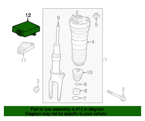 970-618-155-19 - Active Suspension Control Module 2010-2014 Porsche ...