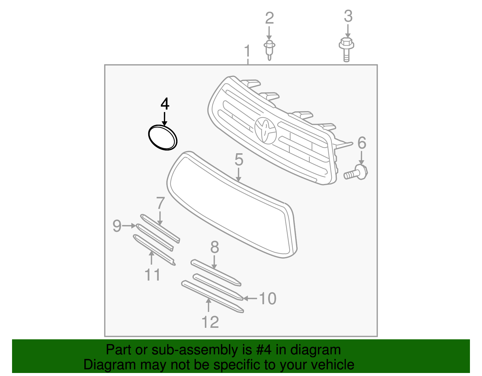 2008-2012 Toyota Emblem 90975-02100 | OEM Parts Online