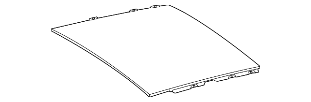 Rear Glass - Part #167-780-22-00 | Mercedes Parts Center