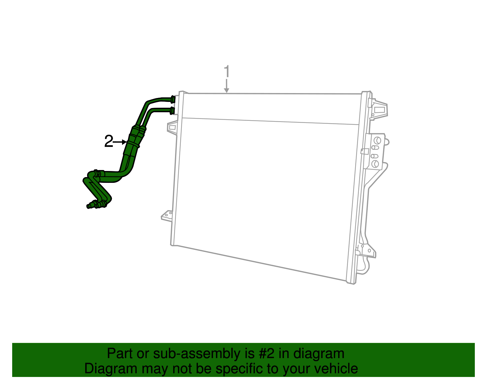 2008-2020 Mopar Hose 05005204AG | Mopar Parts Canada