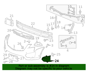 2017-2025 Cadillac XT5 Bezel 85126124 | TascaParts.com