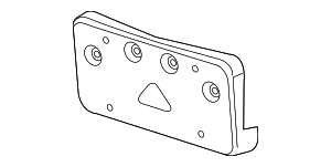 2017-2020 Cadillac XT5 License Bracket 84740003 | TascaParts.com