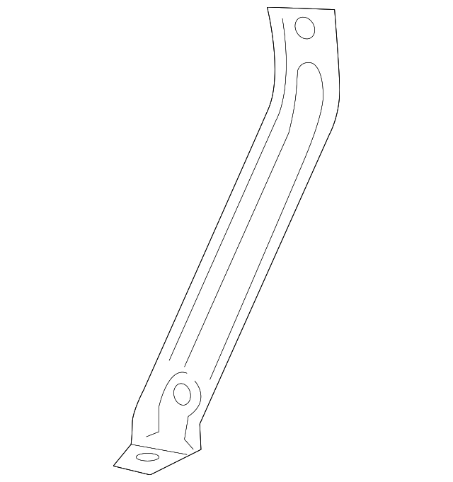 2017-2023 Cadillac XT5 Passenger Side Front Bumper Fascia Support Brace ...