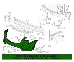 2017-2019 Cadillac XT5 Front Upper Bumper Cover 84204163 | NewGMParts.com