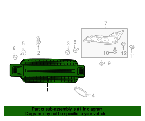 JL3Z-8200-DC - Grille 2018-2020 Ford F-150 | Ford Parts Center