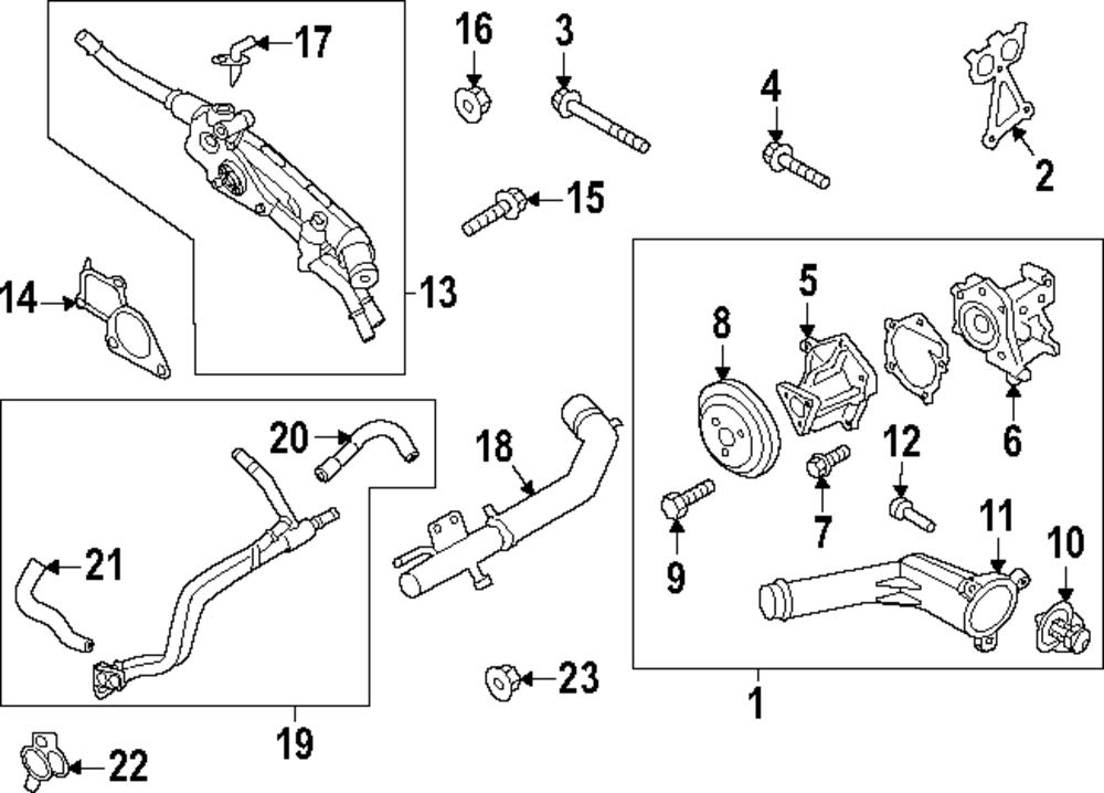 2021-2025 Genesis Engine Coolant Hose 25460-2T100 | OEM Parts Online
