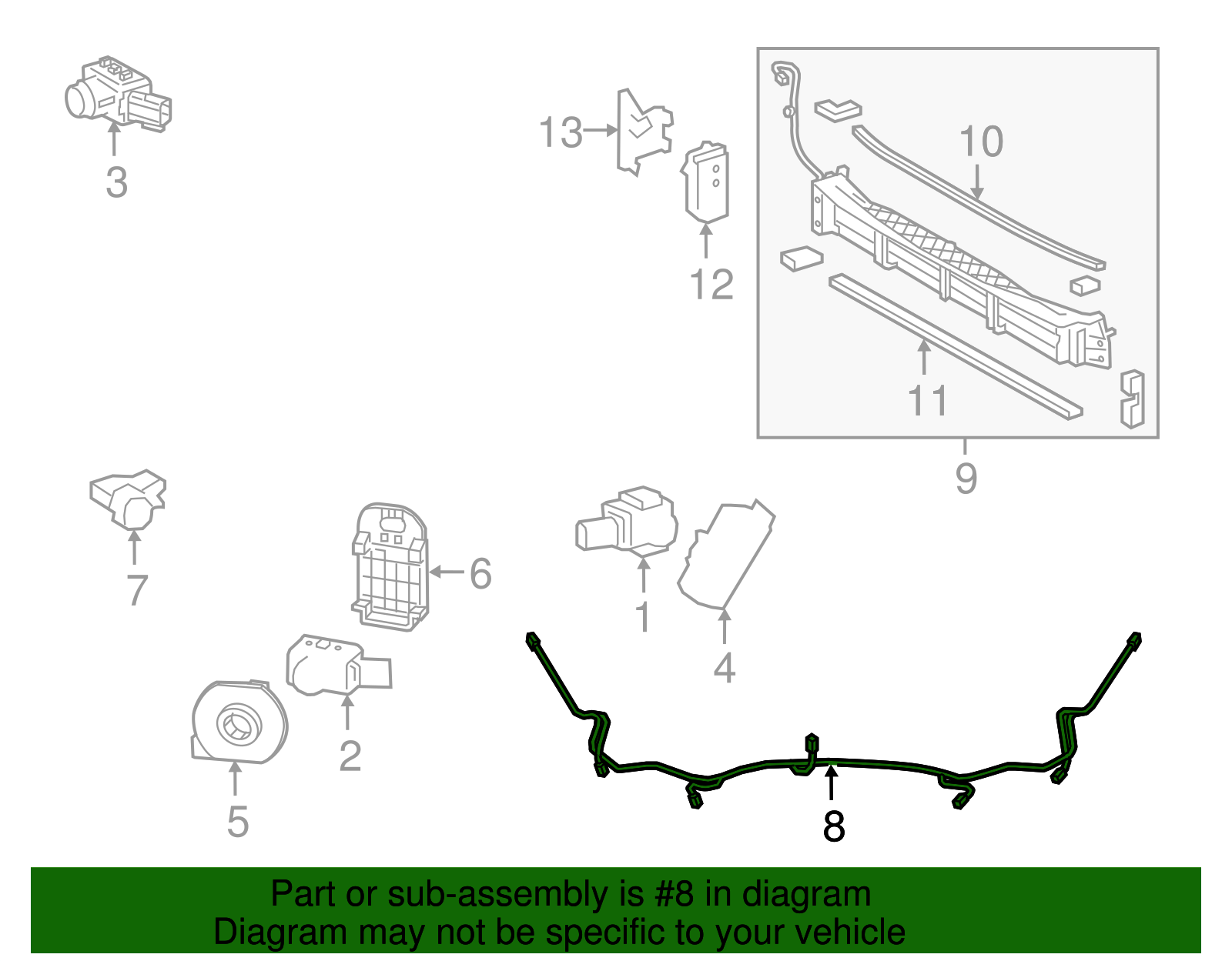 82113-47410 - 2017-2019 Toyota Prius Prime - Wire Harness | Sparks Parts