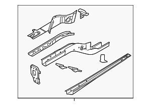 8U0-803-092-TA - Rail Assembly 2015-2018 Audi | Audi OEM Parts