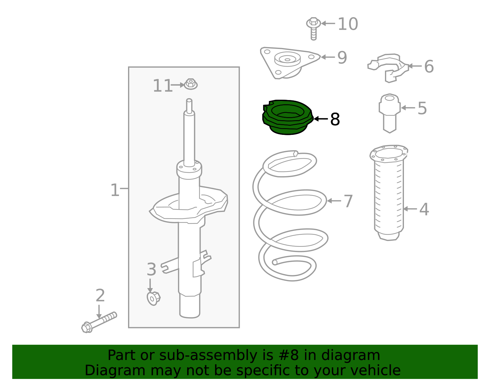 2019-2025 Nissan Altima Bearing 543256CA0A | Retail Performance Auto Parts