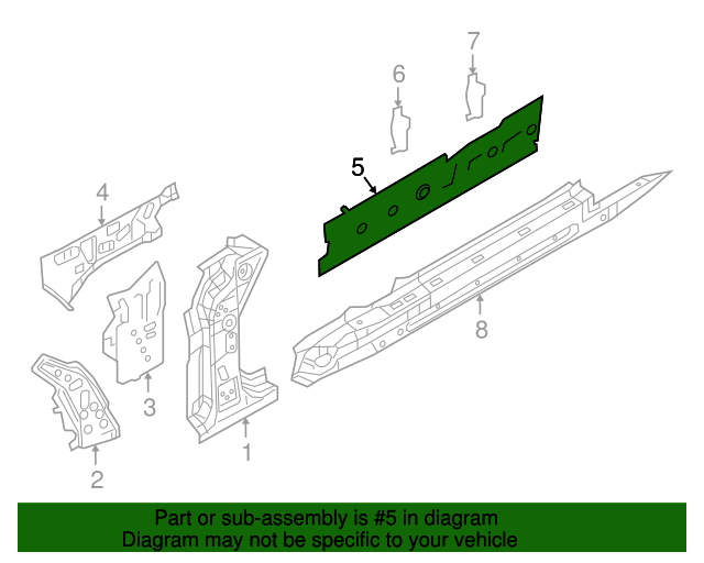 2016-2023 Mazda MX-5 Miata Rocker Reinforced N243-71-272 | OEM Parts Online