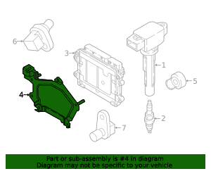 2019-2020 Toyota Yaris ECM Bracket 89667-WB002 | Lithia Toyota Parts