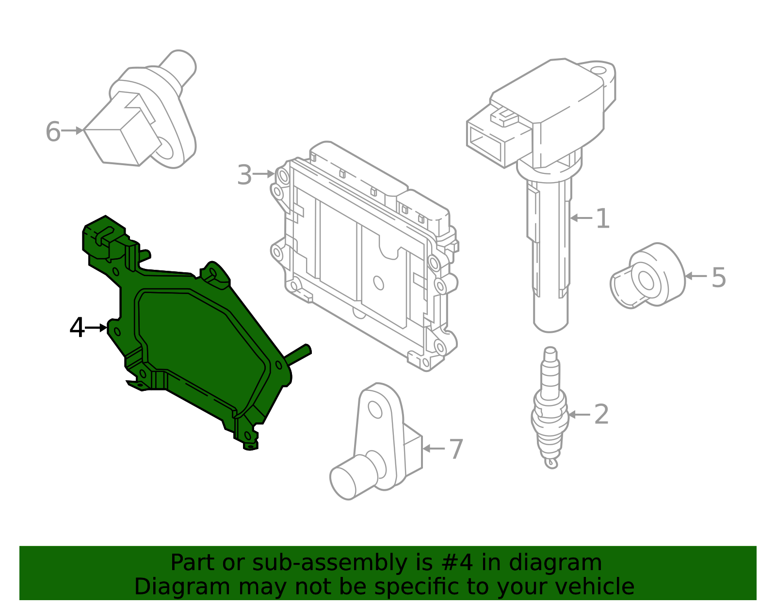 2019-2020 Toyota Yaris ECM Bracket 89667-WB002 | Lithia Toyota Parts