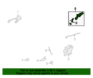 2001-2006 Mazda Tribute Lock Cylinder ECY1-76-26YA | RealMazdaParts.com