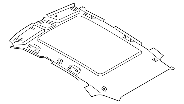 Genuine Porsche 9Y0-867-501-AG-2W0 |Headliner | FREE Shipping on Most ...