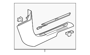 2017-2024 Cadillac XT5 F Molding 85162263 | Auto Parts Express