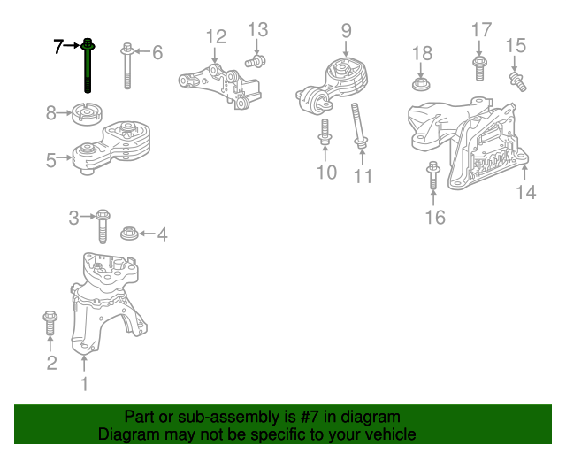 90172-TVA-A02 - Torque Rod Bolt 2018-2022 Honda | Honda Parts Online