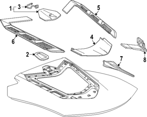 84904236 - Carbon Flash Metallic Rear Emblem 2020-2025 Chevrolet ...
