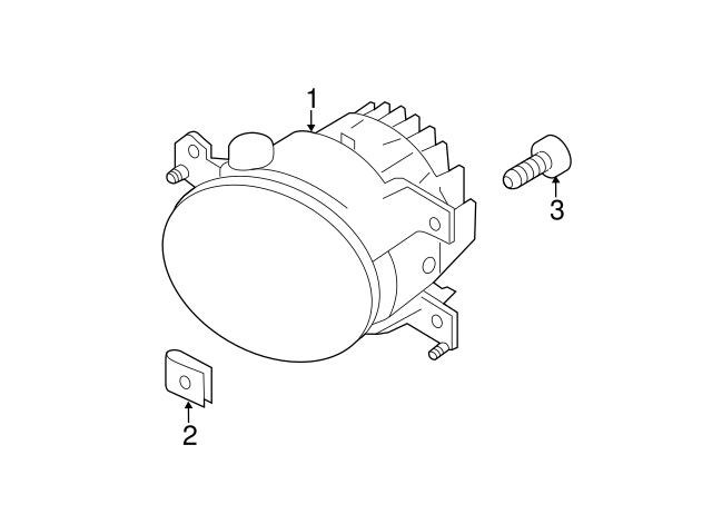 26150-4GA0B (261504ga0b) - 2014-2020 Infiniti Fog Lamp Assembly ...