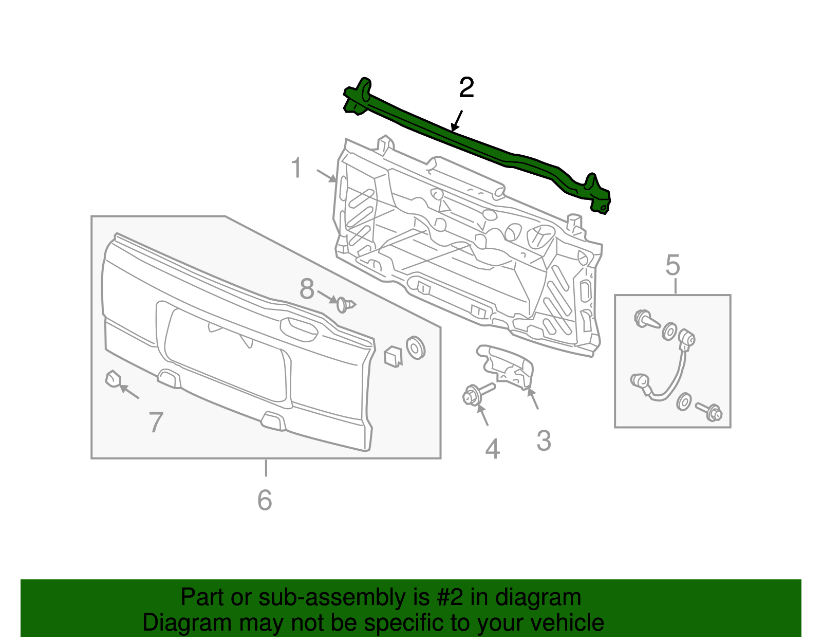 74441-SCV-A00 - Weatherstrip 2003-2008 Honda Element | Honda Parts Online