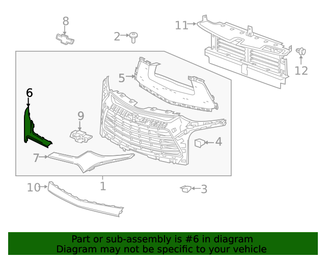 2019-2022 Chevrolet Blazer Insert 84237872 GM | GMPartsDirect.com