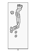 2013-2018 Hyundai Santa Fe Sport Front AC Tube 97761-2W501 | World OEM ...