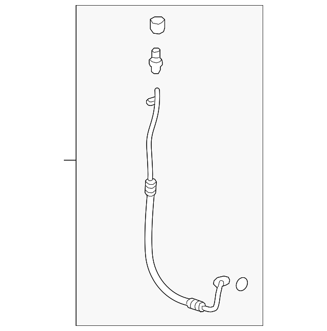 Genuine Discharge Hose for 2013-2018 Hyundai Santa Fe Sport | Part ...