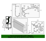 2013-2018 Hyundai Santa Fe Sport Front AC Tube 97761-2W501 | OEM Parts ...