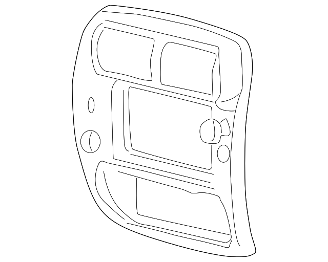 2003 Ford Explorer Sport | Center Bezel | 4L2Z-3504302-TAB | My Ford Parts