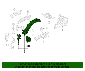 2019-2021 Honda Insight Extension Set, R Front Shock Absorber 04674-TXM ...