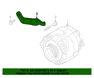 2017-2020 Infiniti QX60 Alternator Mount Bracket 24239-JA11B | Infiniti ...