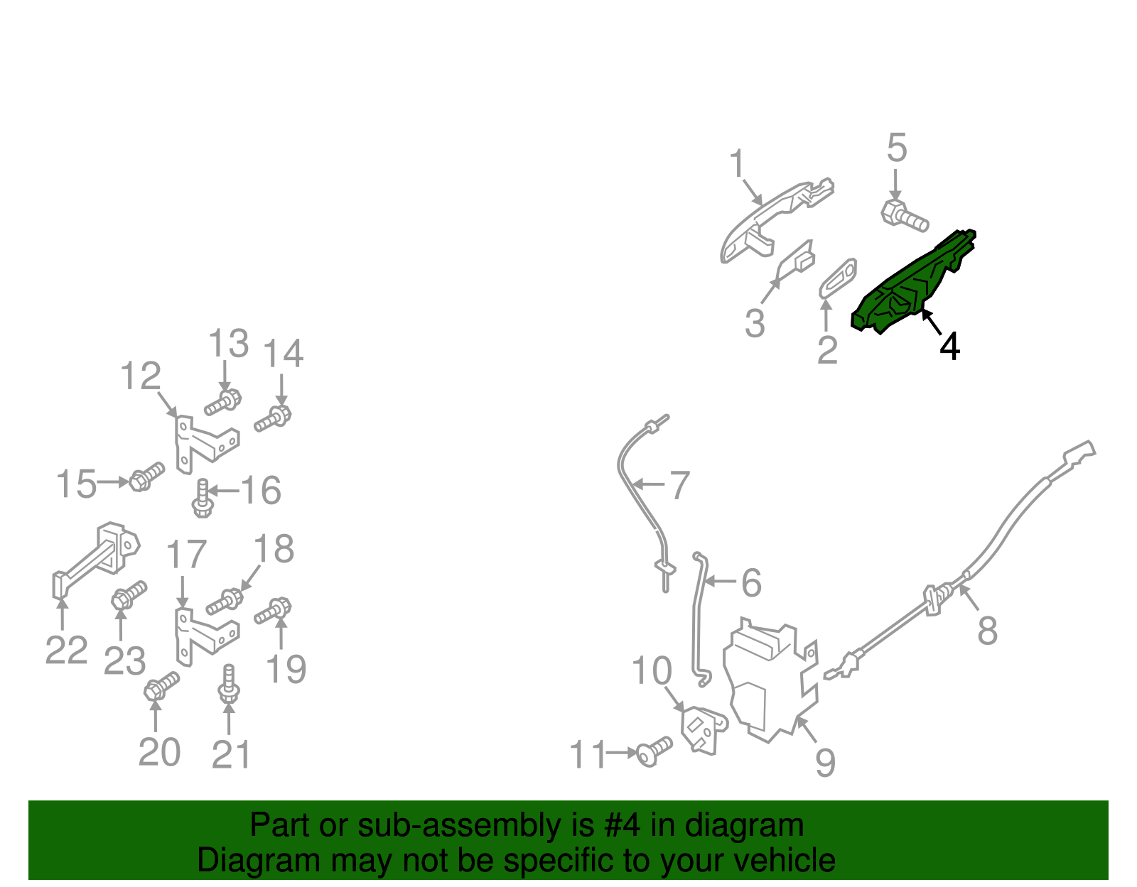 2016-2025 Volvo Handle Base 31378253 | TascaParts.com