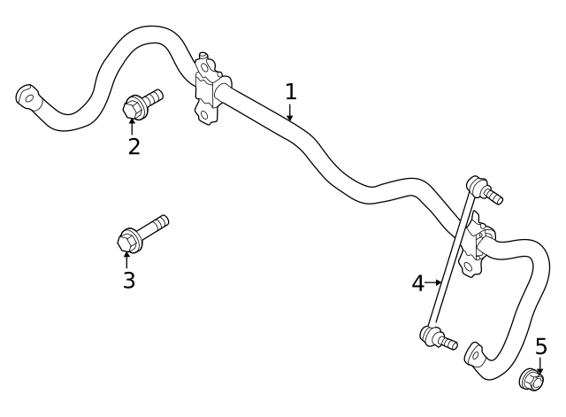 2021-2024 Nissan Rogue Stabilizer Link 54618-6RA0A | OEM Parts Online
