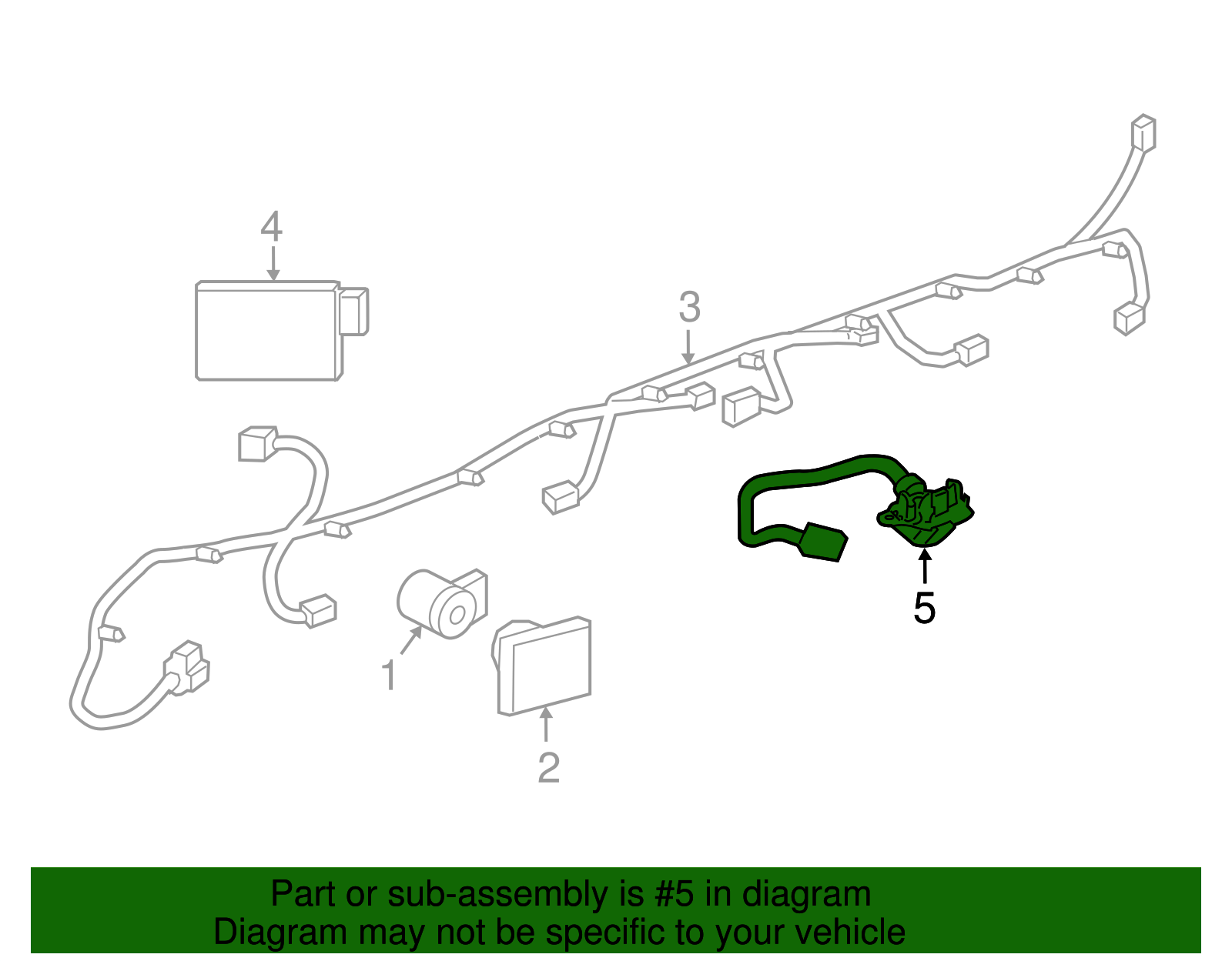 2016-2017 Chevrolet Volt Rear Park Assist Camera 23320691 | Chevy OEM Parts