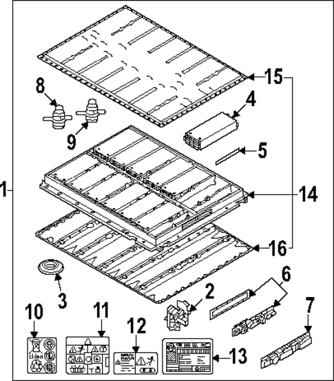 Battery for 2021 Volkswagen ID.4 | Volkswagen Parts Catalog