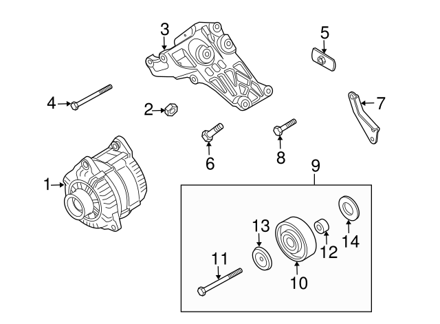 2008-2009 Nissan Mount Bracket Stopper 23188-18V00 | TascaParts.com
