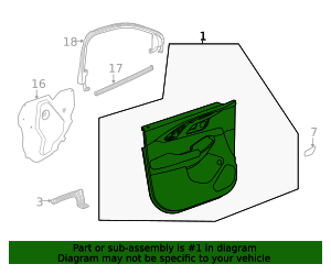 F Trim 42800740 | GMPartsDirect.com